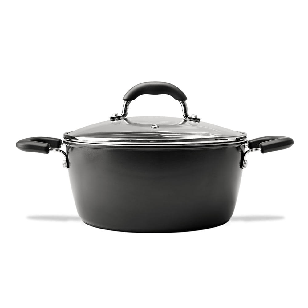 Conjunto de panelas 5 peças cerâmica life preta - Di Pratos