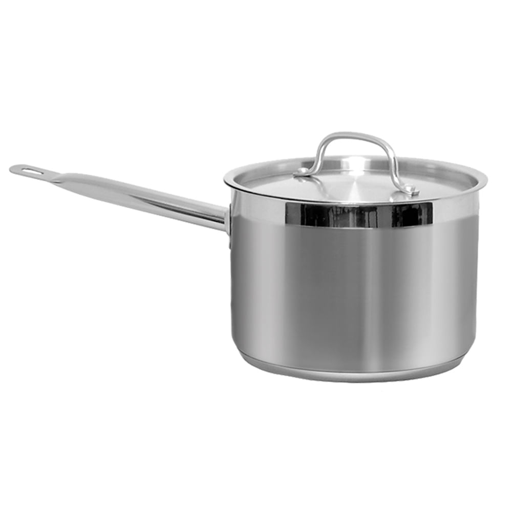 Panela Inox Profissional Fundo Triplo com Cabo 5 Litros 24x11 cm - Di ...